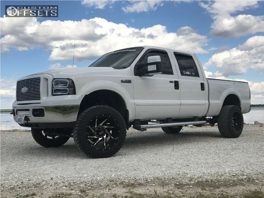 2007 Ford F-350 Super Duty with 20x12 -44 Red Dirt Road Vortex and 33/ ...