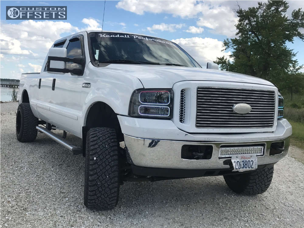 2007 Ford F-350 Super Duty with 20x12 -44 Red Dirt Road Vortex and 33/ ...