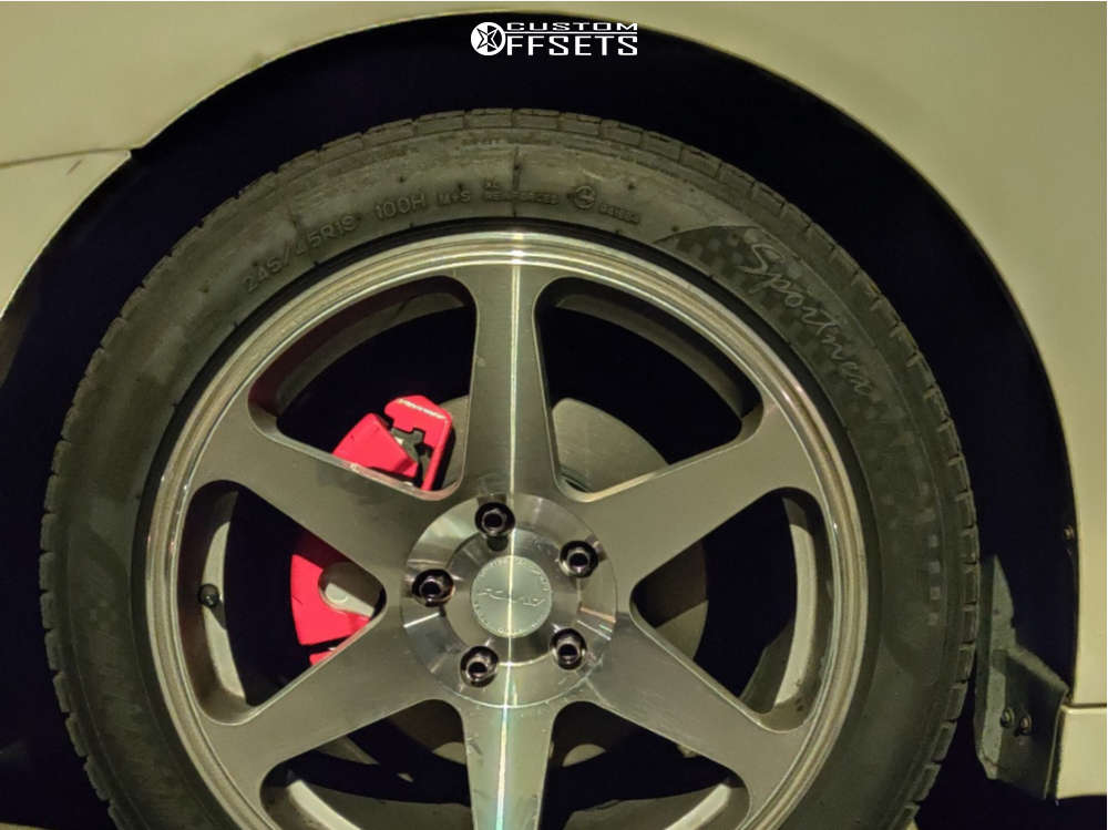 2005 Pontiac Grand Prix with 18x8.5 35 AVID1 Av38 and 245/45R18 Nankang ...
