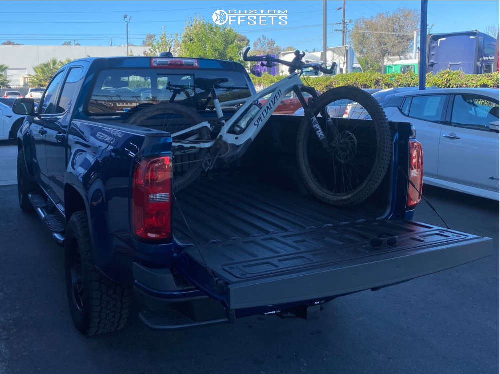 2019 Chevrolet Colorado with 18x9 12 Black Rhino Rapid and 265/60R18 ...