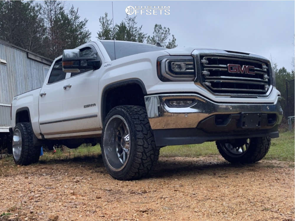 2018 GMC Sierra 1500 with 22x12 -44 Moto Metal Mo986 and 33/12.5R22 ...