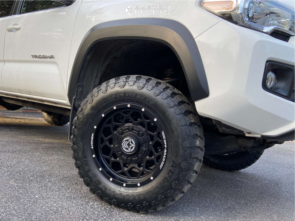 2016 Toyota Tacoma with 17x9 0 Anthem Off-Road Avenger and 285/70R17 ...