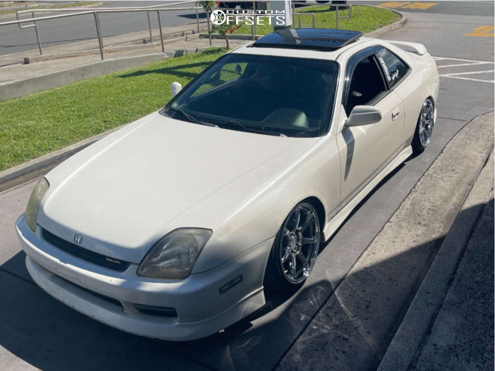 2000 Honda Prelude with 17x9 35 Anovia Kano and 205/40R17 Lexani Lxuhp ...