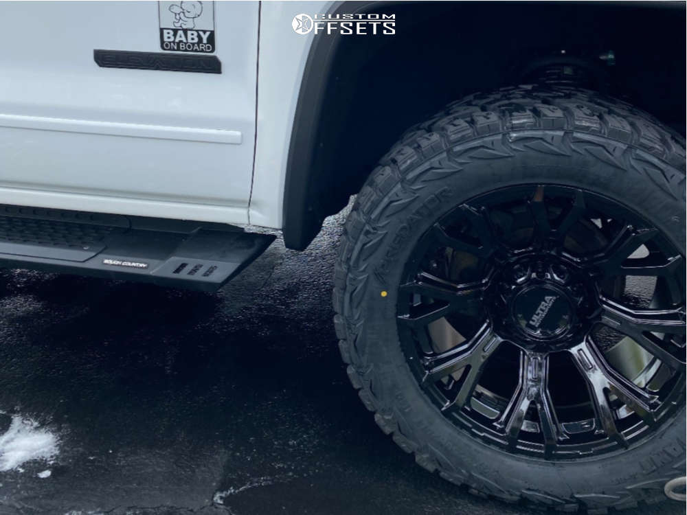2017 GMC Sierra 1500 with 20x10 -25 Ultra Scorpion and 33/12.5R20 ...