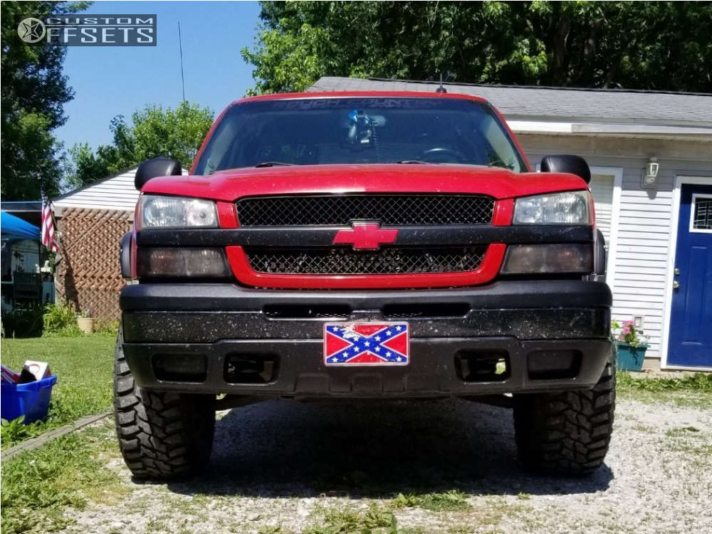 2003 Chevrolet Silverado 1500 with 16x10 -25 Mickey Thompson Classic ...