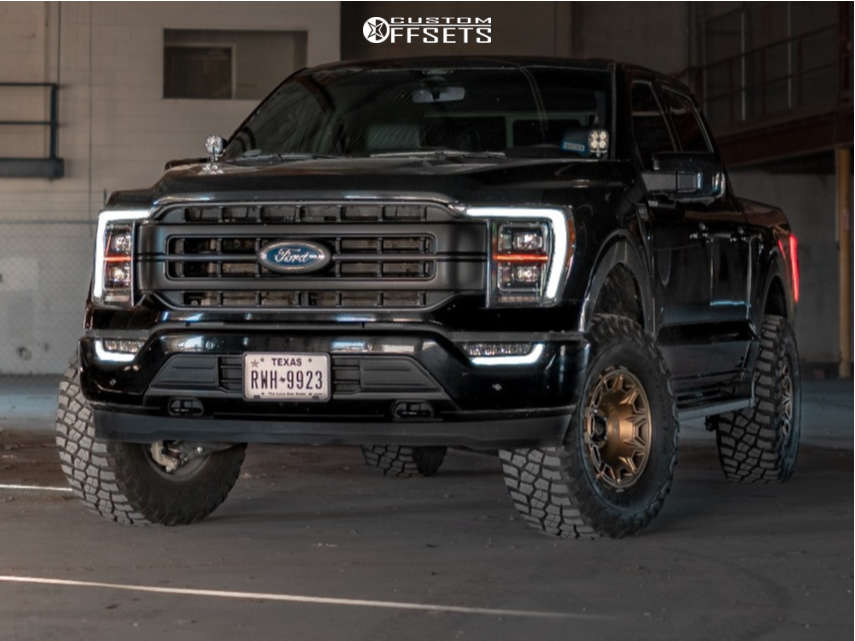 2022 Ford F-150 with 17x9 -12 Fuel Vengeance and 315/70R17 BFGoodrich ...