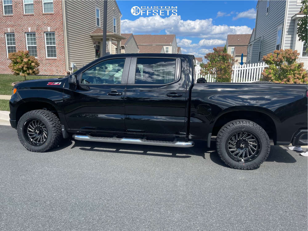 2022 Chevrolet Silverado 1500 with 20x10 -25 ARKON OFF-ROAD Caesar and ...