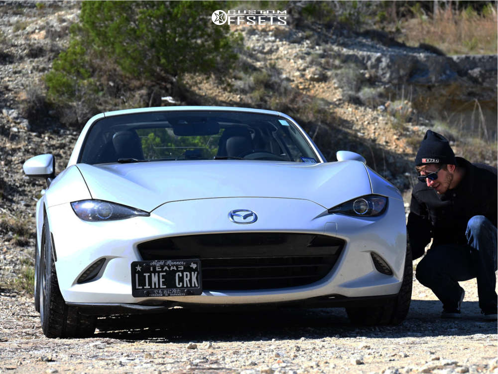 2019 Mazda MX-5 Miata with 17x9 45 Konig Hypergram and 235/40R17 Nitto ...
