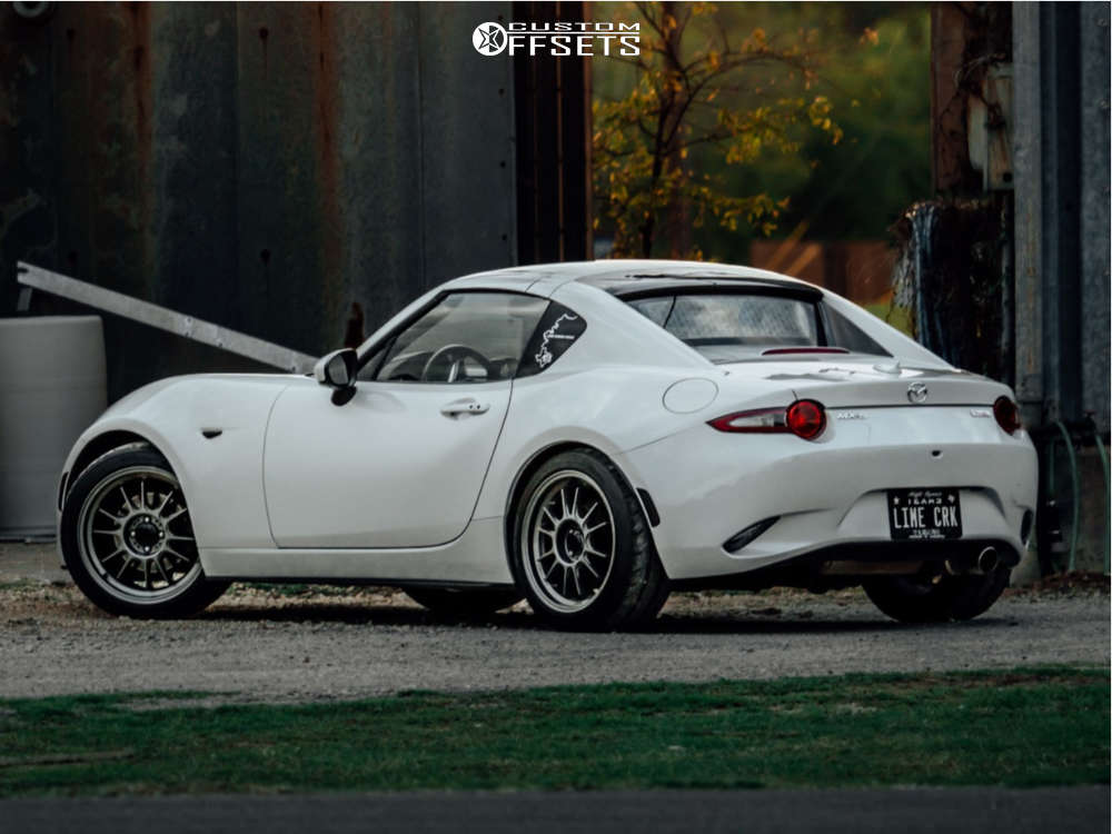2019 Mazda MX-5 Miata with 17x9 45 Konig Hypergram and 235/40R17 Nitto ...