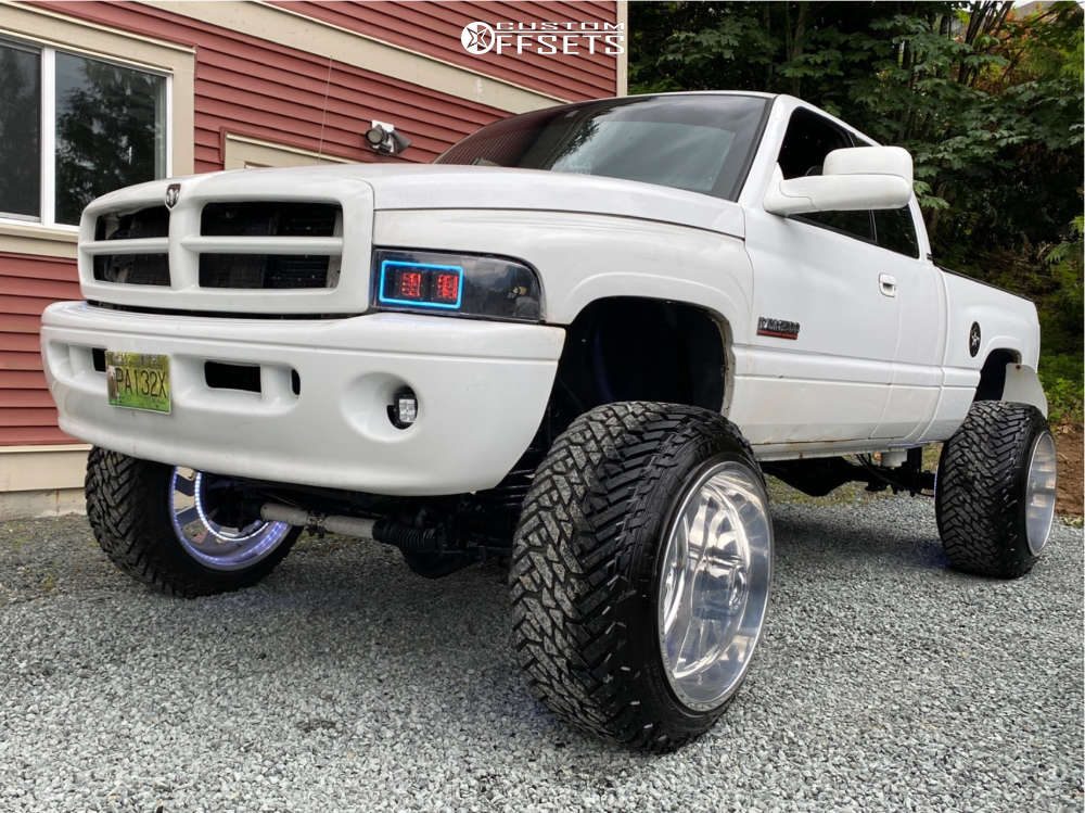2001 Dodge Ram 2500 with 24x16 -101 Fuel Forged Ff03 and 37/13.5R24 ...