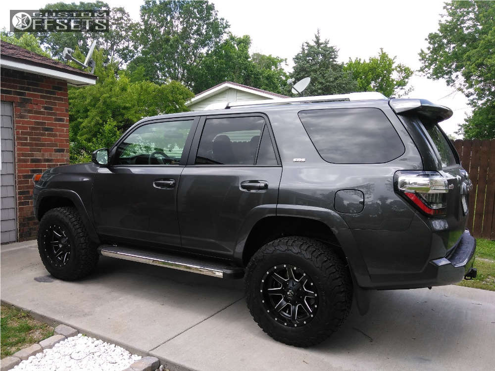 2017 Toyota 4Runner with 17x10 -24 Fuel Maverick and 285/70R17 ...