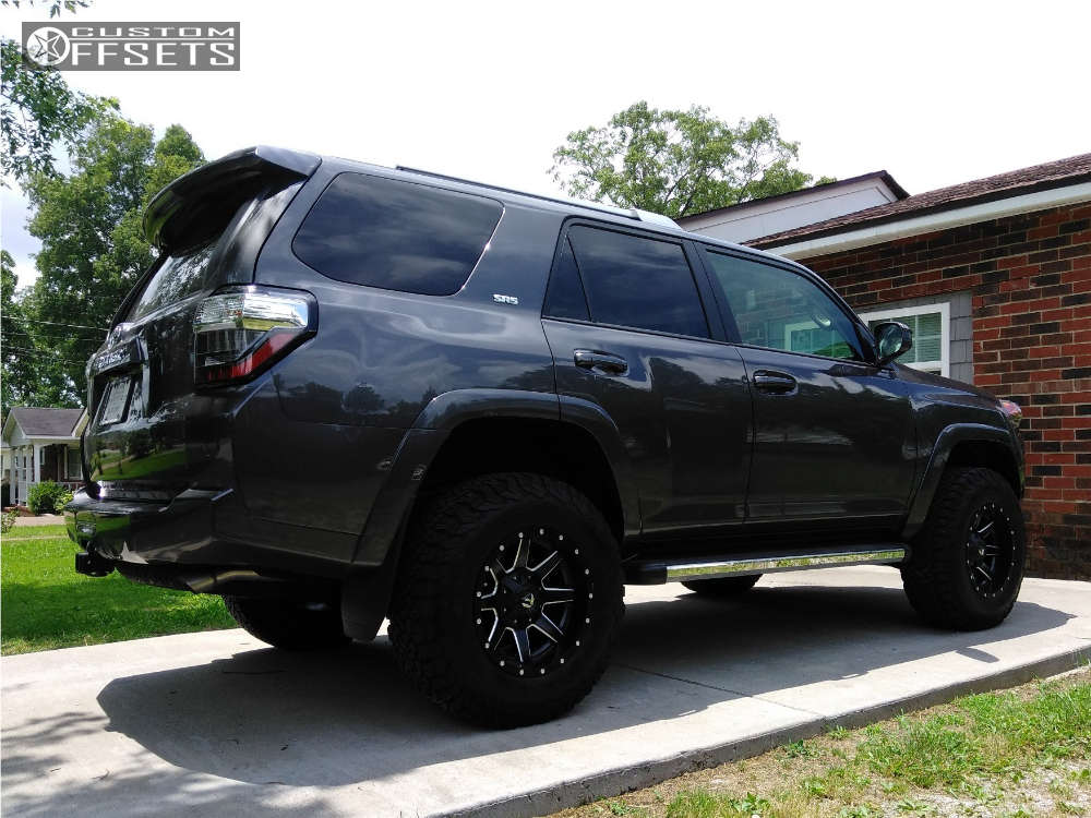 2017 Toyota 4Runner with 17x10 -24 Fuel Maverick and 285/70R17 ...