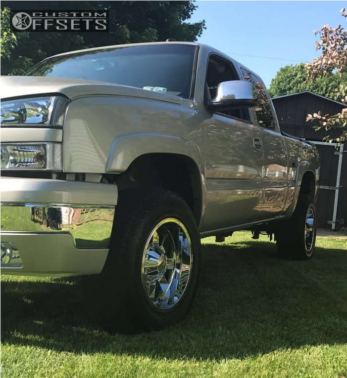 2006 Chevrolet Silverado 1500 with 18x10 -24 Moto Metal MO962 and 265 ...