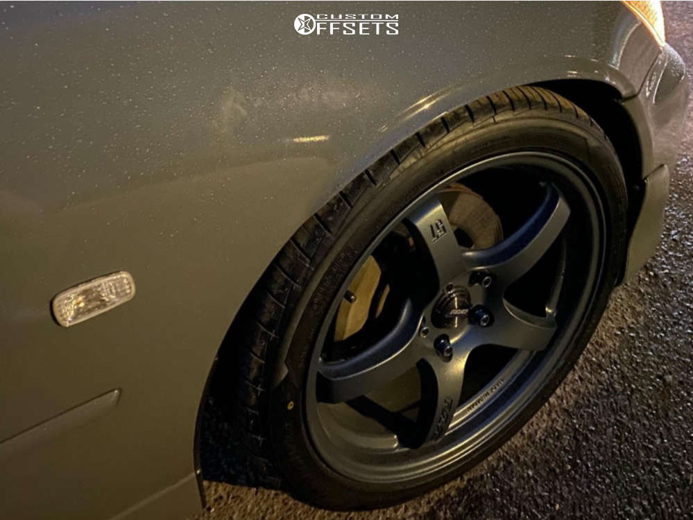 2000 Toyota Altezza with 18x8 38 Gram Lights 57cr and 255/40R18 Nitto ...