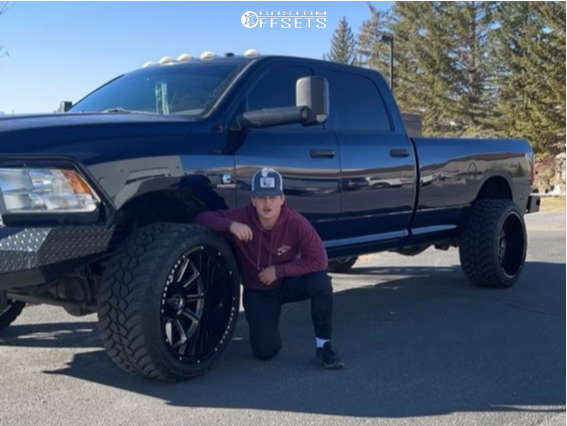 2014 Ram 3500 with 24x14 -76 Hardcore Offroad Hc13 and 35/13.5R24 AMP ...
