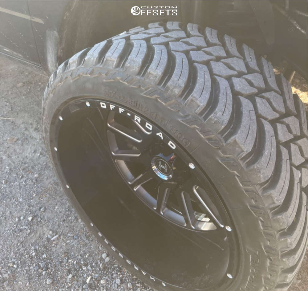 2014 Ram 3500 with 24x14 -76 Hardcore Offroad Hc13 and 35/13.5R24 AMP ...