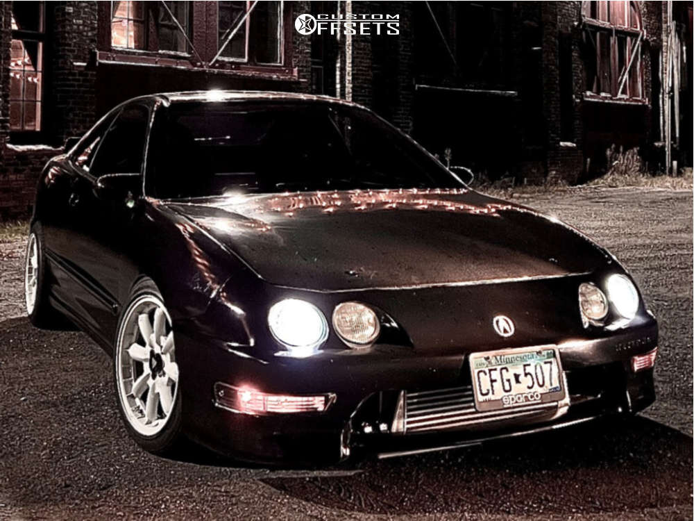 2000 Acura Integra with 16x8 25 Enkei Compe and 205/45R16 Nitto Neo Gen ...