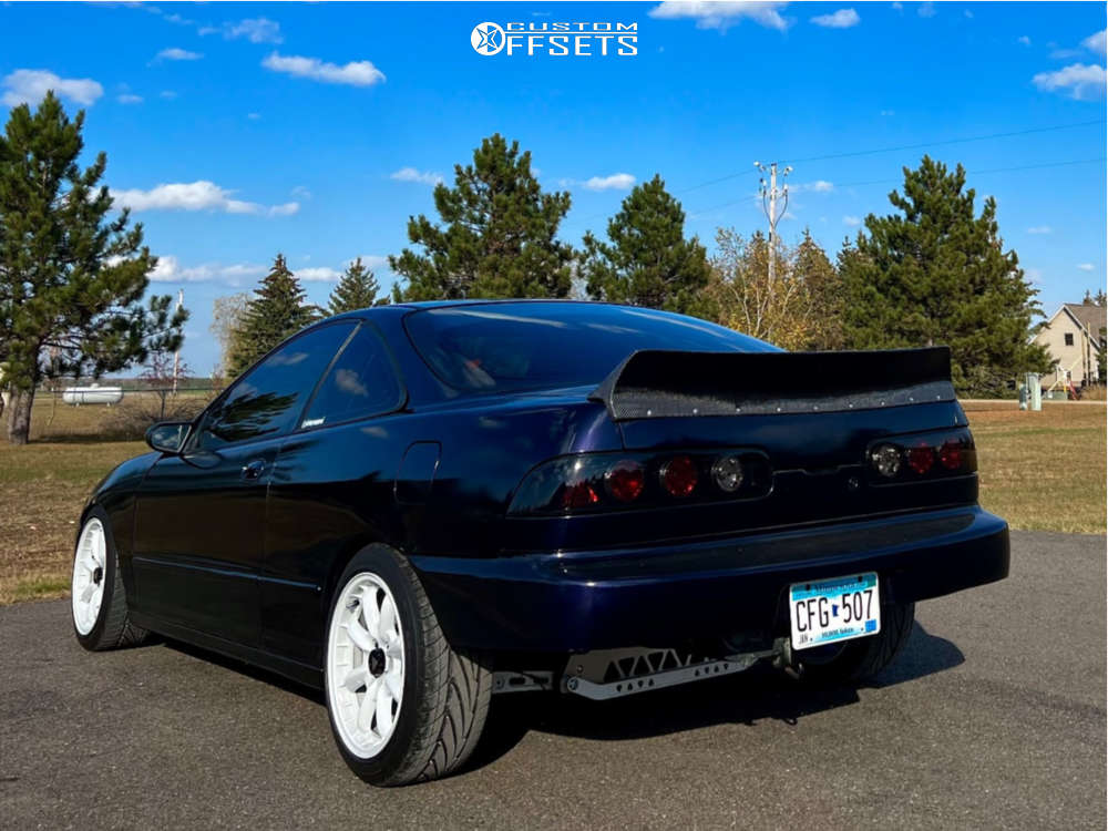 2000 Acura Integra with 16x8 25 Enkei Compe and 205/45R16 Nitto Neo Gen ...