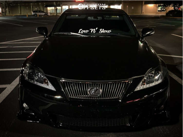 2013 Lexus IS250 with 18x9.5 30 Aodhan Ds01 and 235/40R18 Nitto Neo Gen ...
