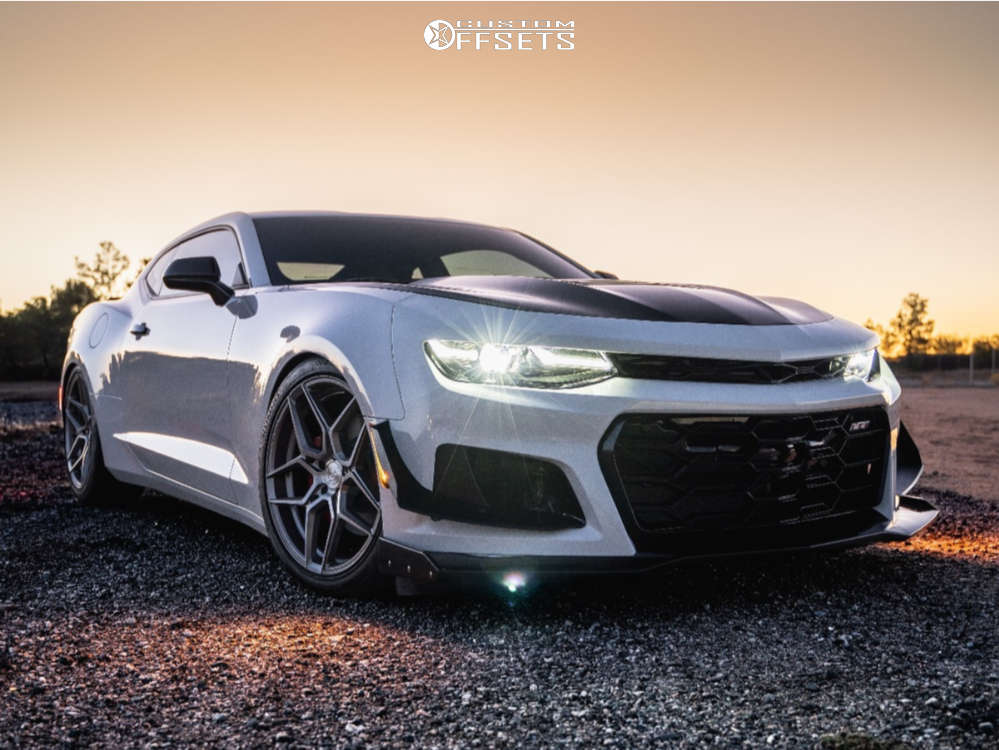 2021 Chevrolet Camaro with 20x10 25 Rohana Rfx11 and 255/45R20 Kumho ...