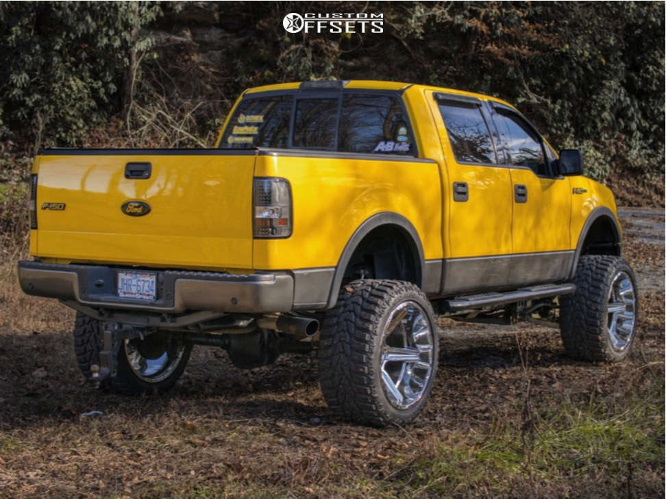 2004 Ford F-150 with 24x14 -76 V-Rock Ambush X and 36/14.5R24 Versatyre ...