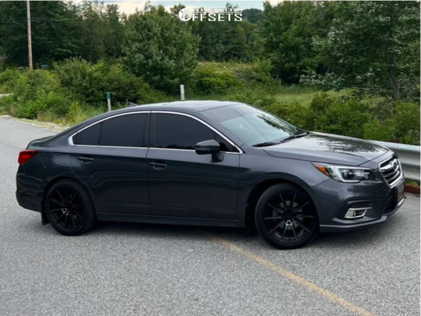 2018 Subaru Legacy with 18x8.5 35 XXR 567 and 225/50R18 Goodyear Eagle ...