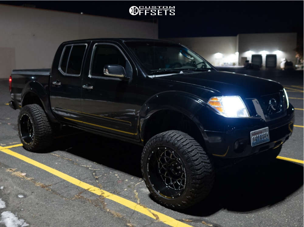 2006 Nissan Frontier with 20x12 -44 Anthem Off-Road Avenger and 33/12 ...