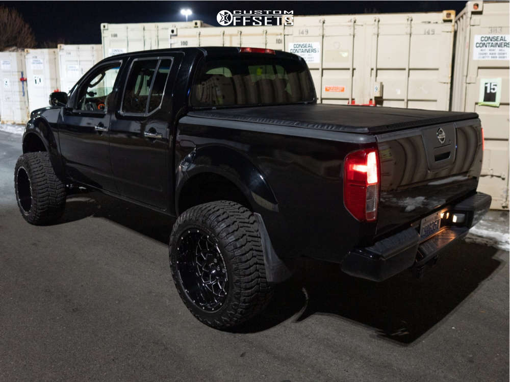 2006 Nissan Frontier with 20x12 -44 Anthem Off-Road Avenger and 33/12 ...