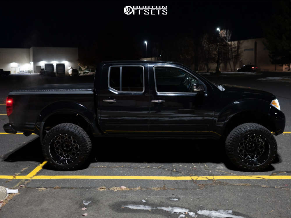 2006 Nissan Frontier with 20x12 -44 Anthem Off-Road Avenger and 33/12 ...