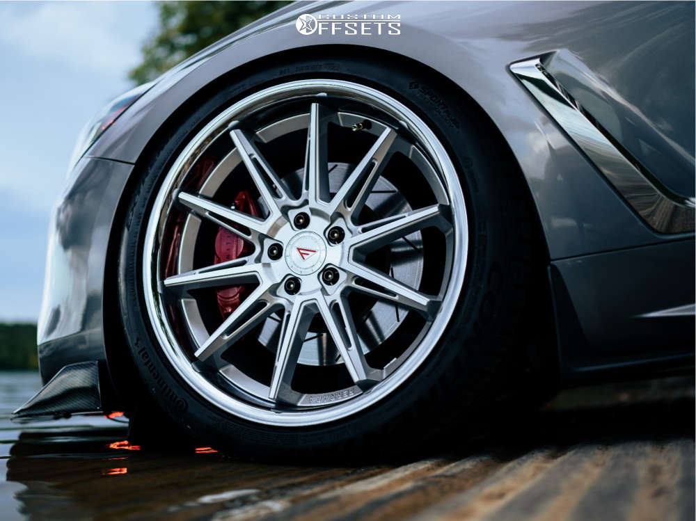 2018 INFINITI Q60 with 20x10 28 Ferrada Cm2 and 275/35R20 Continental ...