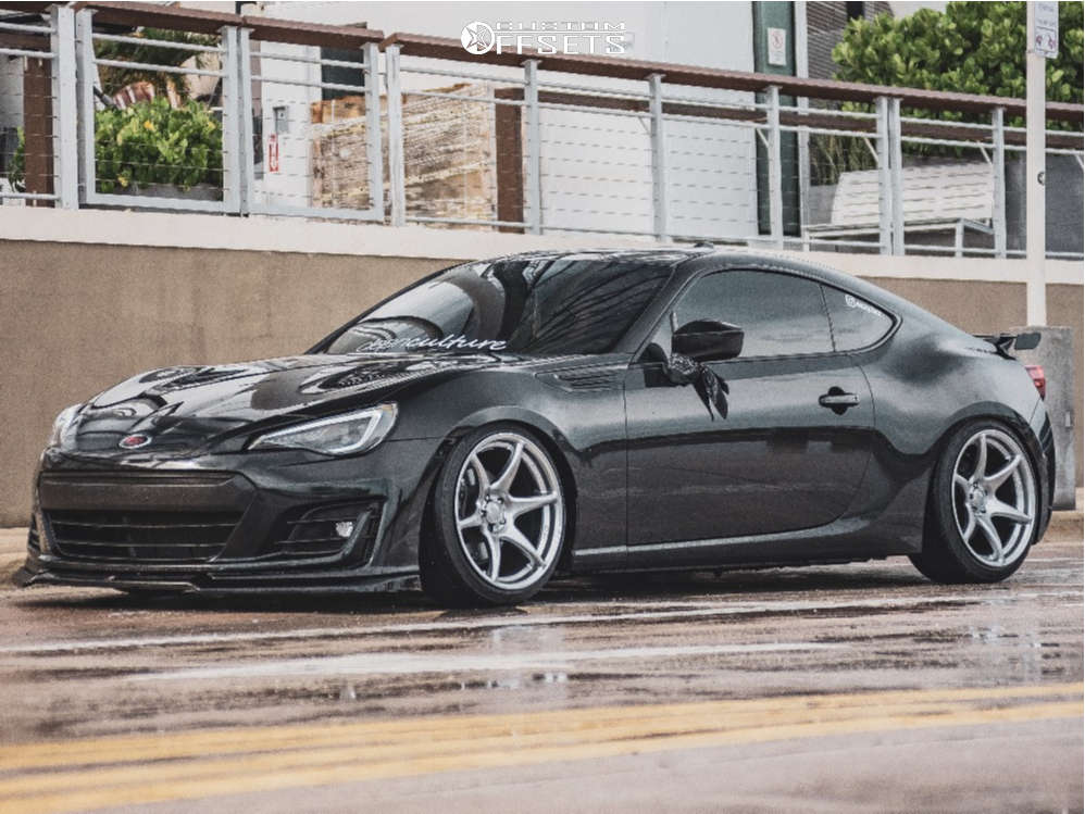 2020 Subaru BRZ with 18x9.5 22 Kansei Tandem and 215/40R18 Firestone ...