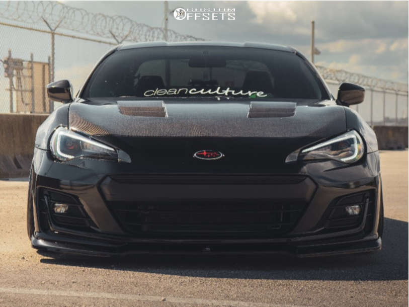 2020 Subaru BRZ with 18x9.5 22 Kansei Tandem and 215/40R18 Firestone ...