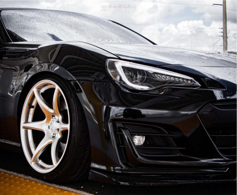 2020 Subaru BRZ with 18x9.5 22 Kansei Tandem and 215/40R18 Firestone ...