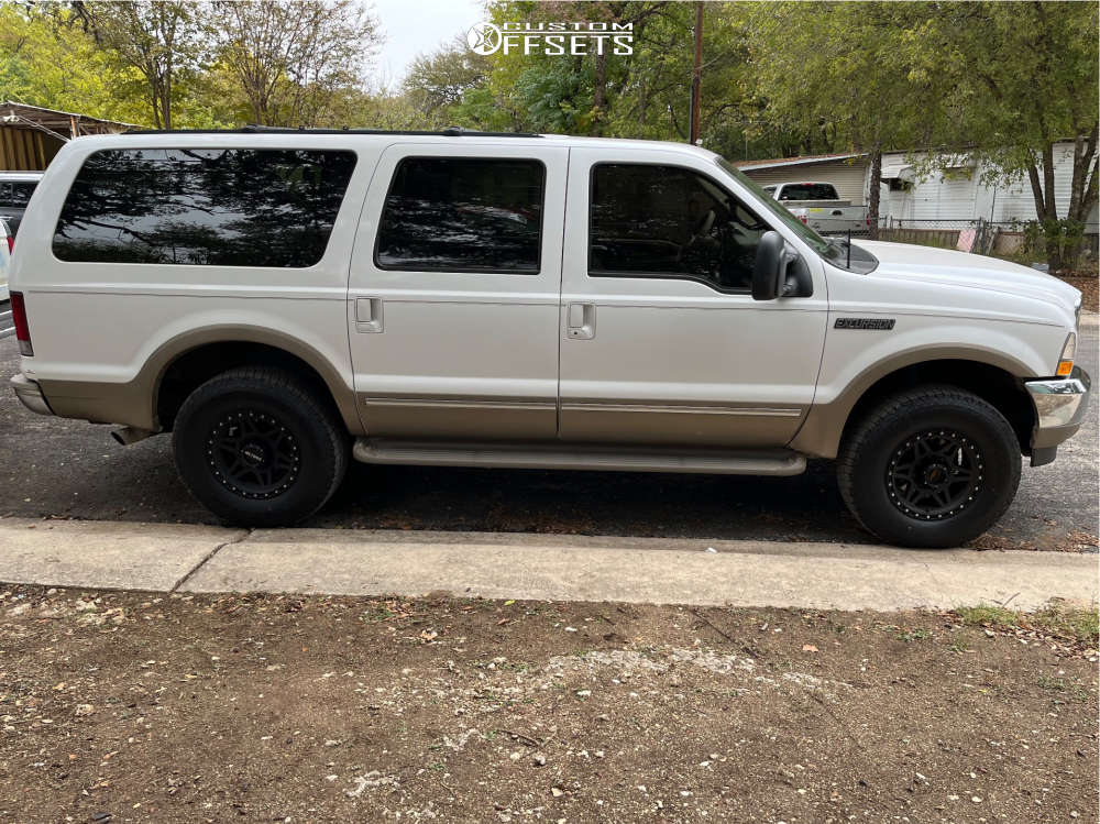 2002 Ford Excursion with 18x9 18 Method Mr312 and 35/12.5R18 Milestar ...