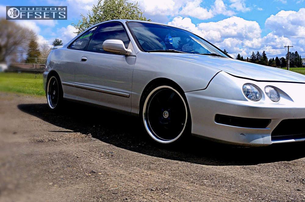 1998 Acura Integra with 17x7.5 40 Raceline 126 and 205/40R17 Toyo Tires ...