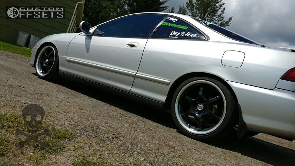 1998 Acura Integra with 17x7.5 40 Raceline 126 and 205/40R17 Toyo Tires ...
