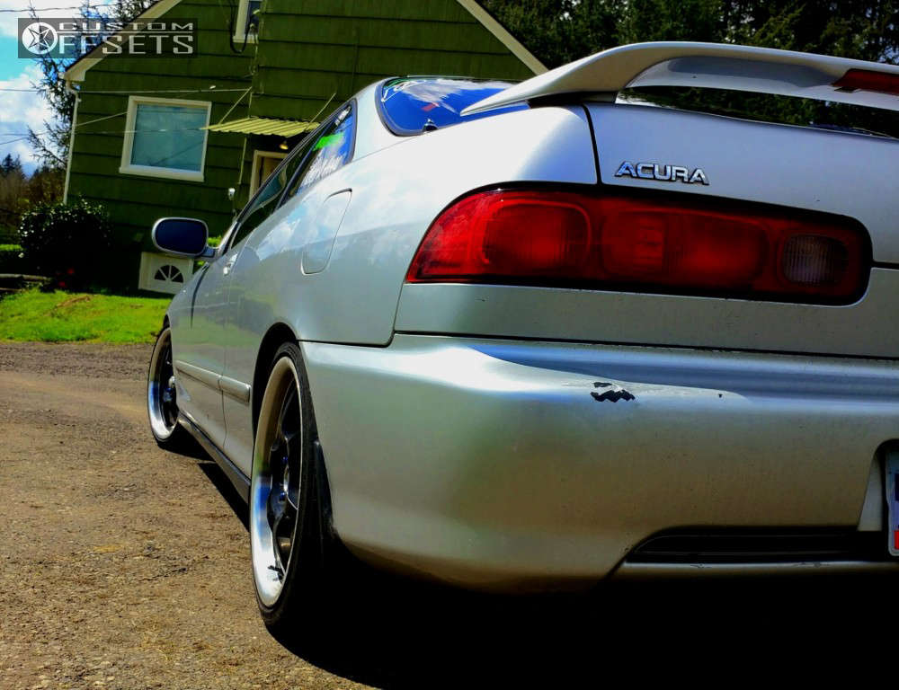 1998 Acura Integra with 17x7.5 40 Raceline 126 and 205/40R17 Toyo Tires ...