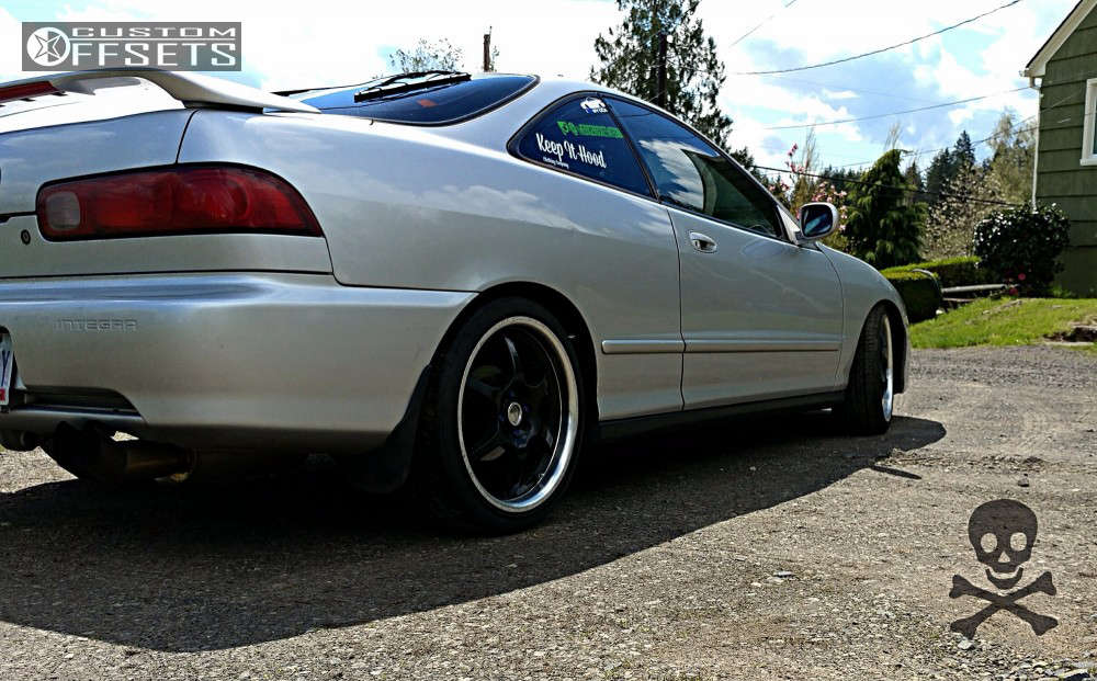 1998 Acura Integra with 17x7.5 40 Raceline 126 and 205/40R17 Toyo Tires ...