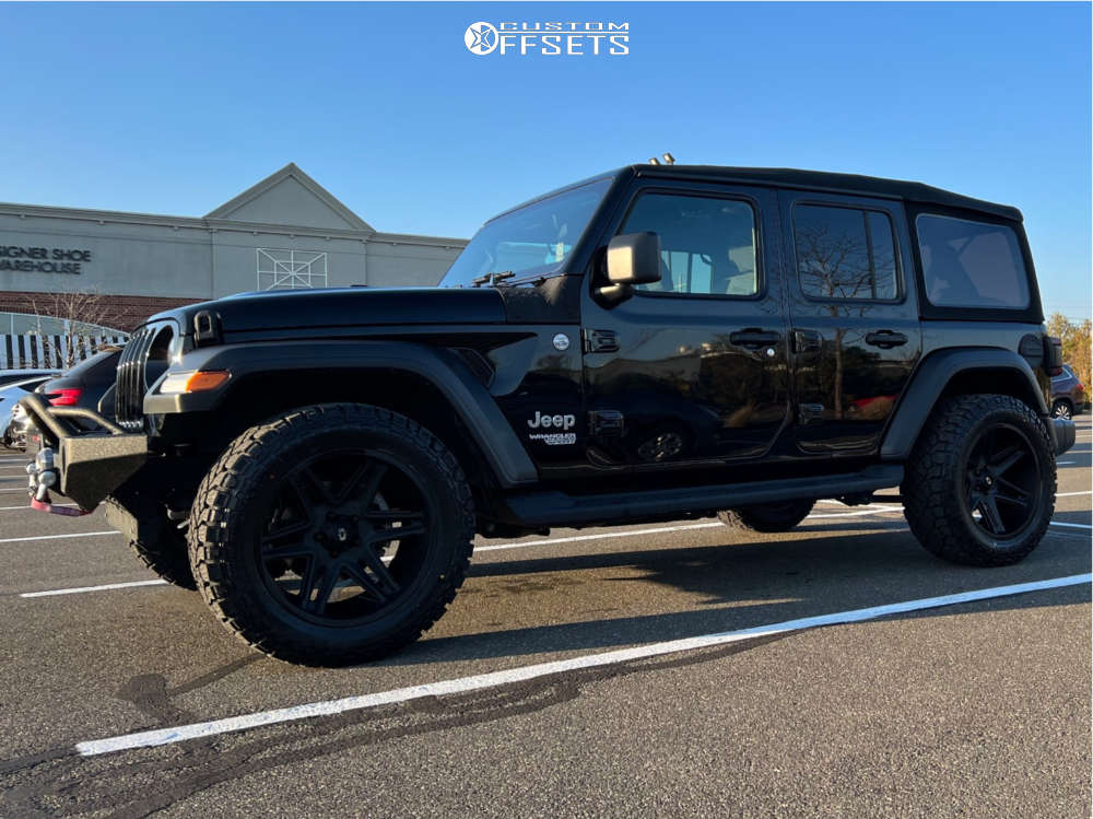 2020 Jeep Wrangler with 20x10 -25 Vision Razor and 33/12.5R20 Kenda ...