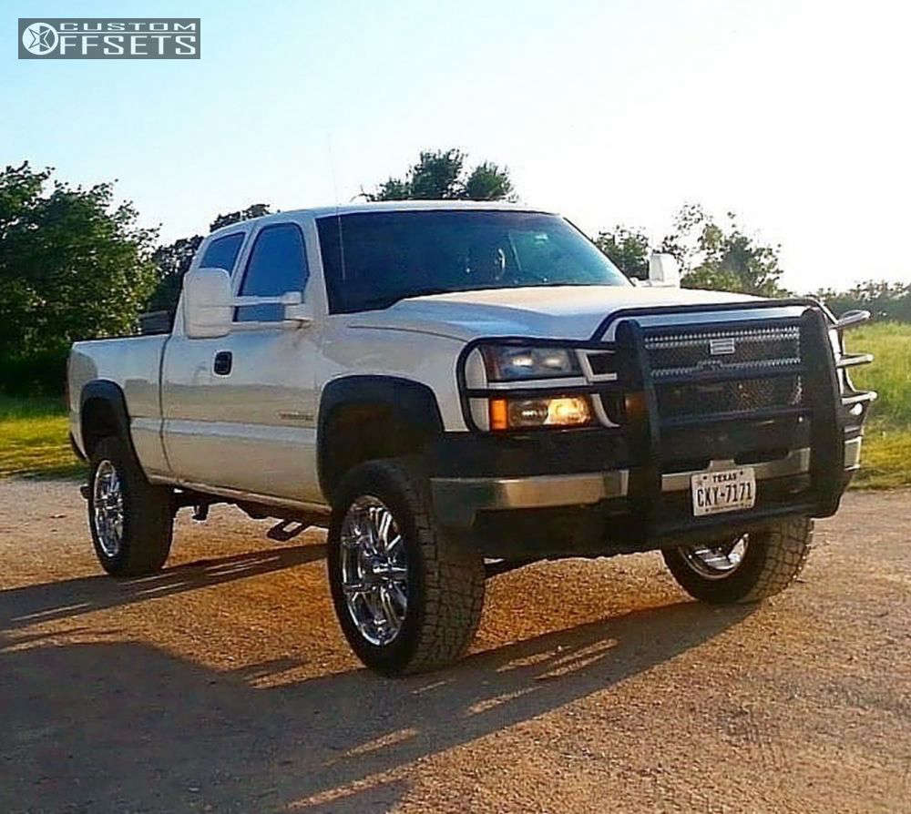 2006 Chevrolet Silverado 2500 HD with 22x9.5 18 XD Badlands and 285 ...