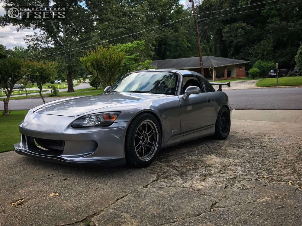 2000 Honda S2000 with 17x9 45 Enkei RPF1 and 255/40R17 Sumitomo Htr Z ...