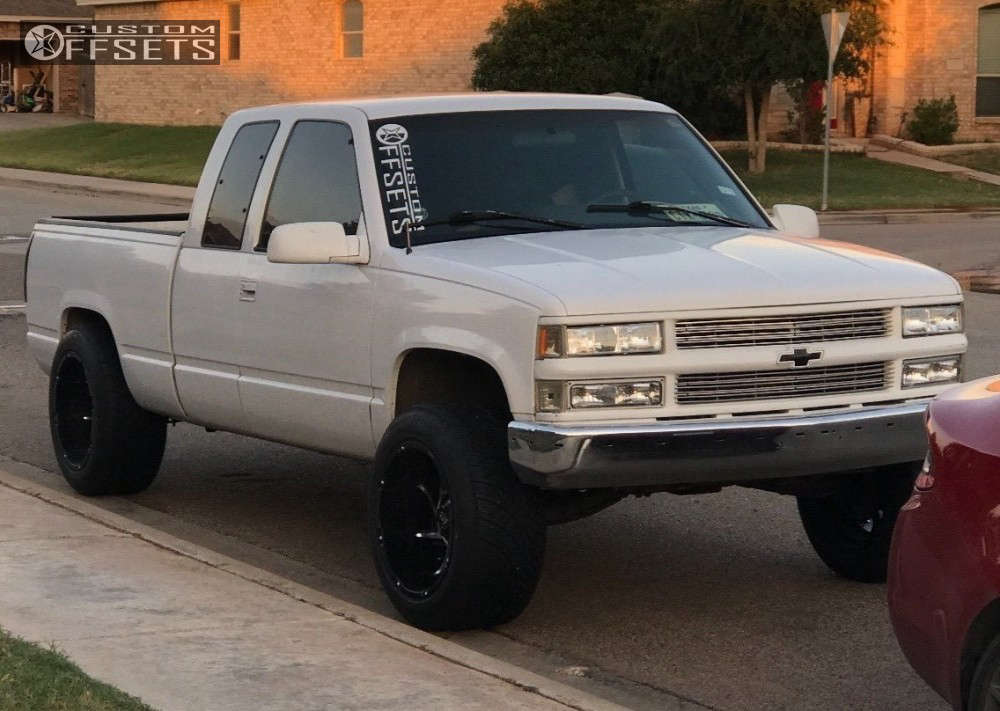 1996 Chevrolet C1500 with 20x12 -51 Vision Prowler and 305/50R20 Nitto ...