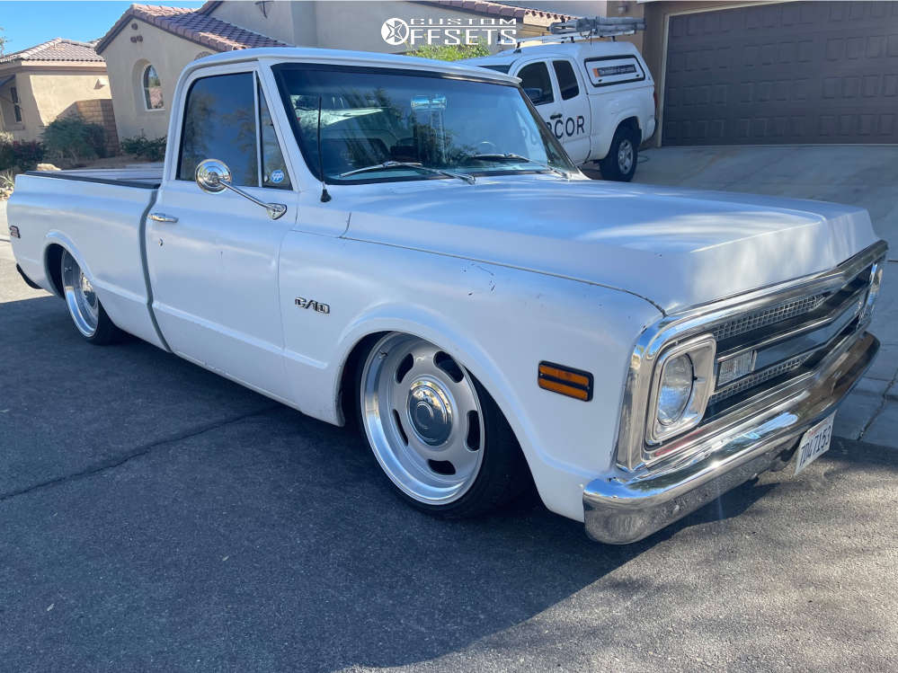 1969 Chevrolet C10 Pickup with 20x9.5 Rev Classic 107 and 245/35R20 ...