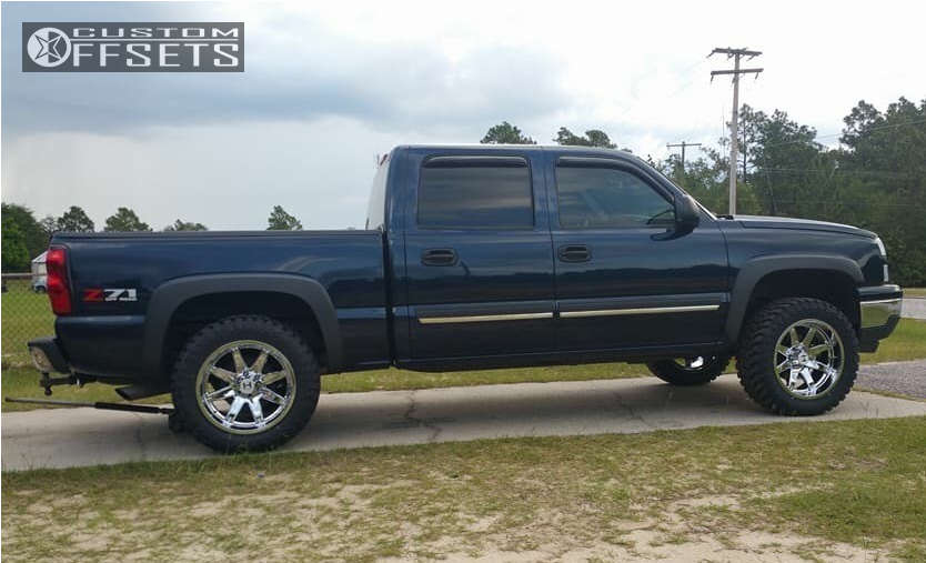2006 Chevrolet Silverado 1500 with 20x10 -19 Hostile Alpha and 33/12 ...