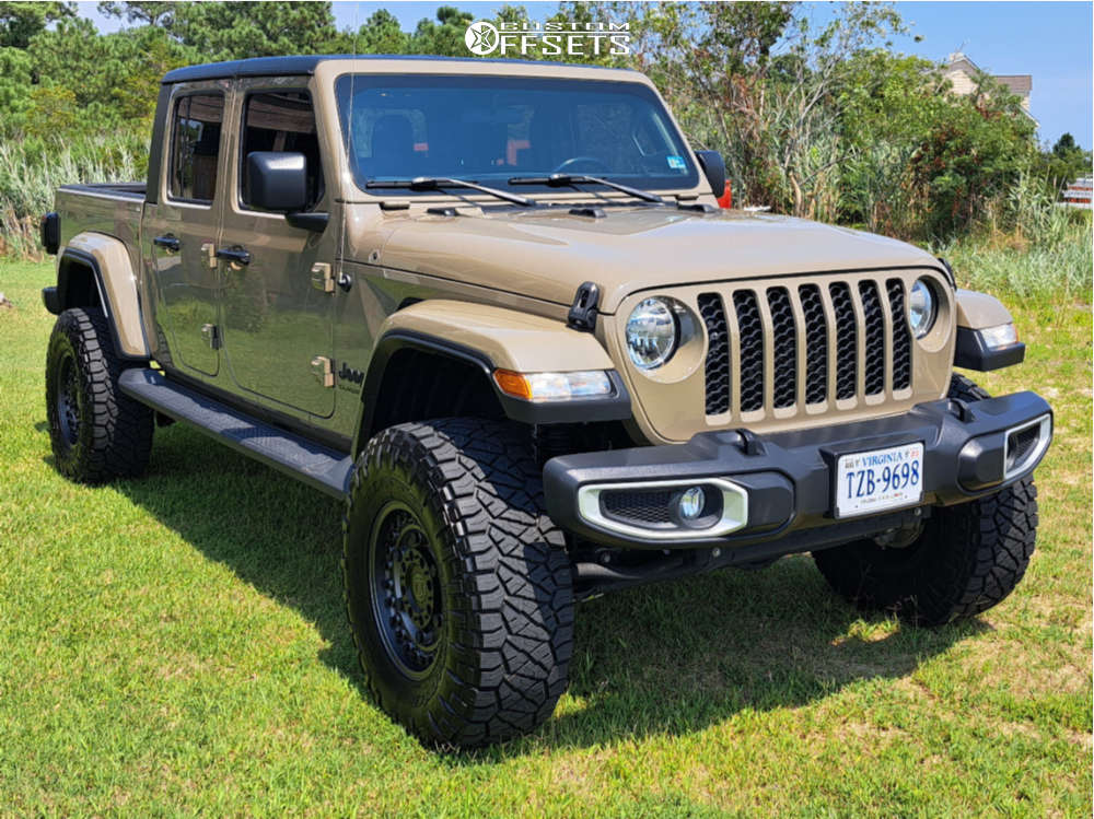 2020 Jeep Gladiator with 17x9.5 -18 Black Rhino Armory and 35/12.5R17 ...