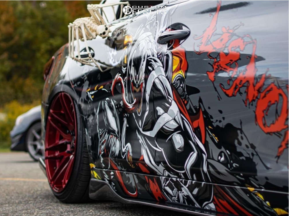 2015 INFINITI Q50 with 20x10.5 30 Forgestar F14 and 245/35R20 Kumho ...