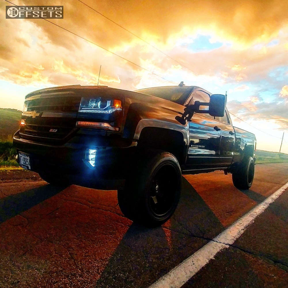 2016 Chevrolet Silverado 1500 with 20x12 -44 Fuel Octane and 305/50R20 ...