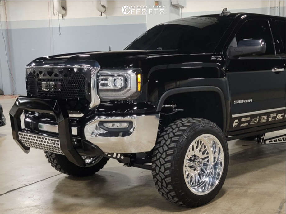 2016 GMC Sierra 1500 with 22x12 -40 Fuel Forged Ff109 and 35/12.5R22 ...