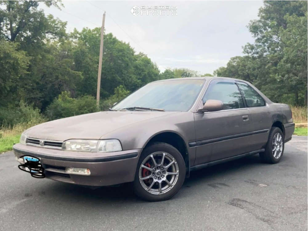 1993 Honda Accord with 15x6.5 38 Enkei Edr9 and 195/60R15 BFGoodrich ...