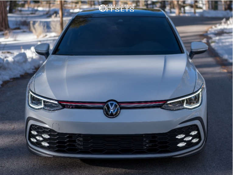 2022 Volkswagen GTI with 18x9 45 Neuspeed Rse10 and 245/40R18 Michelin ...
